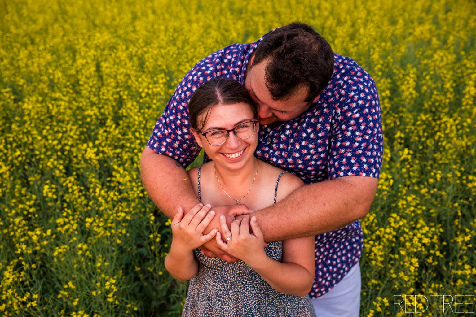 Canola Field Engagement Session: Edmonton Wedding Photographers ...